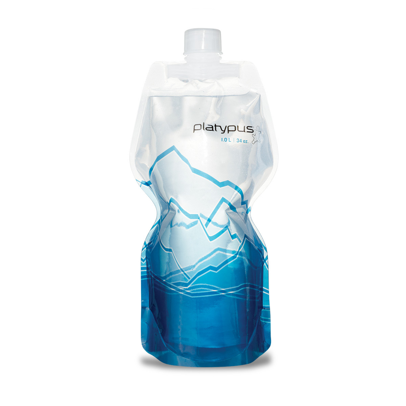 Platypus SoftBottle 1L w/Closure Cap | Sticla Pliabila